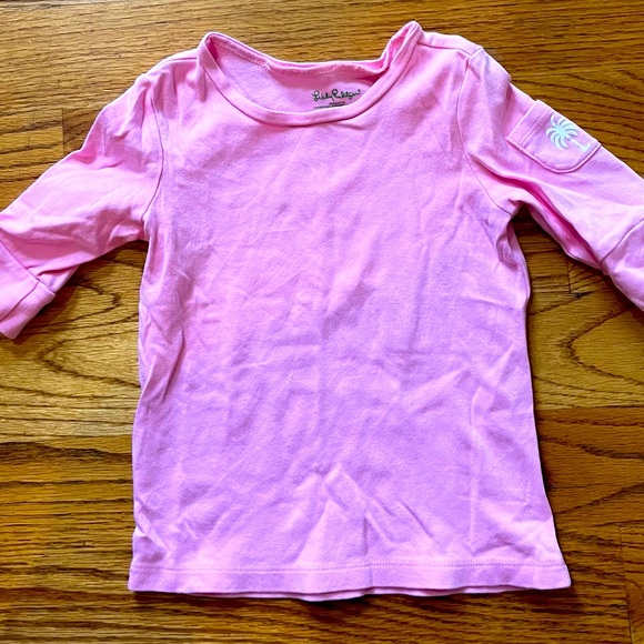 Lilly Pulitzer | Shirts & Tops | Lilly Pulitzer Girls Pink Cropped ...